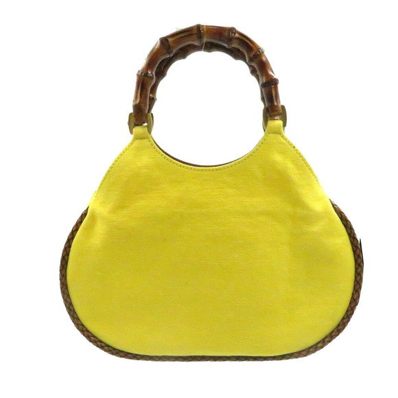 Gucci | Bags | Gucci Yellow Bamboo Handbag | Poshmark